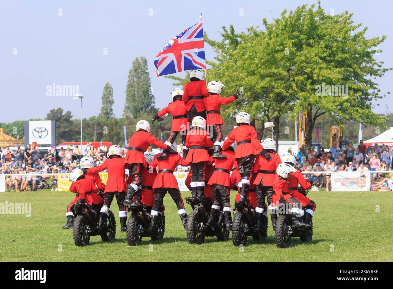 11th May 2024 Imps motorcycle display team preforming at the ...