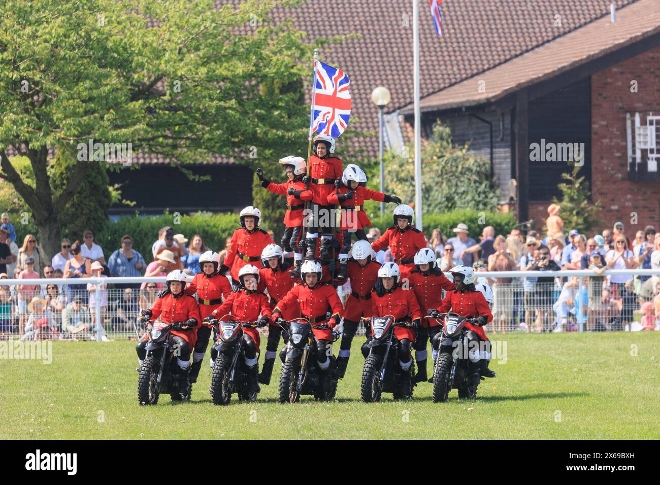 11th May 2024 Imps motorcycle display team preforming at the ...