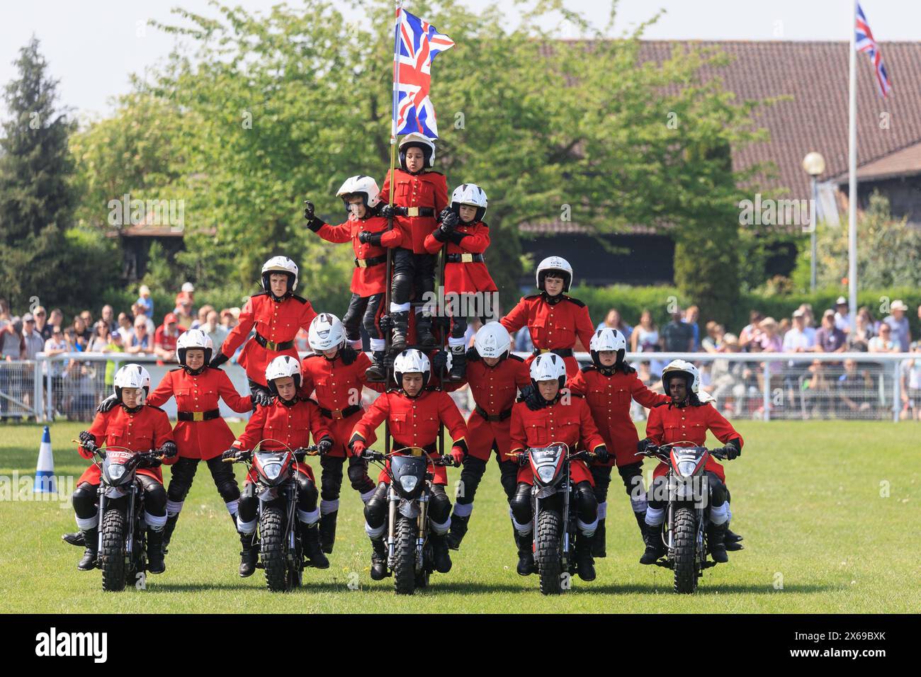 11th May 2024 Imps motorcycle display team preforming at the ...