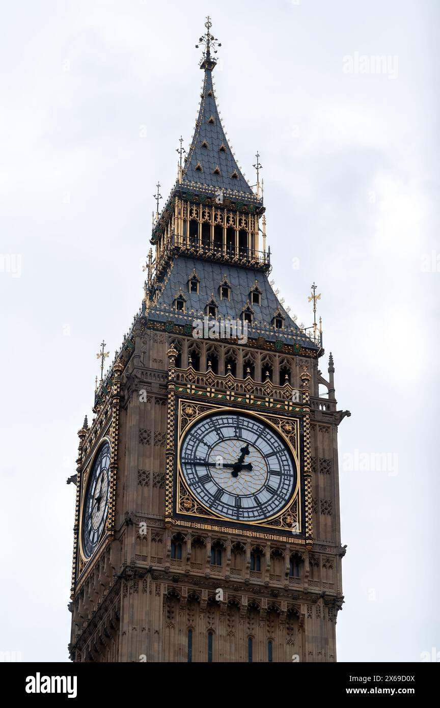 London, England, United Kingdom; Palace of Westminster, Elizabeth Tower ...