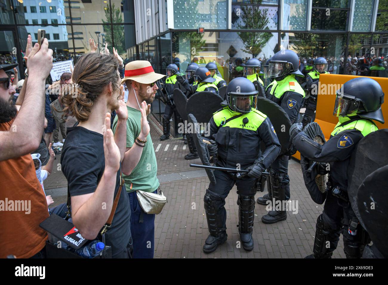 Amsterdam,The Netherlands,13th of may 2024.Pro palestine protests ...
