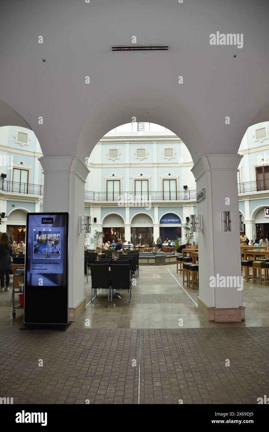 Europe, Germany, Bremen, Bremerhaven, Outlet-Center, Interior view ...