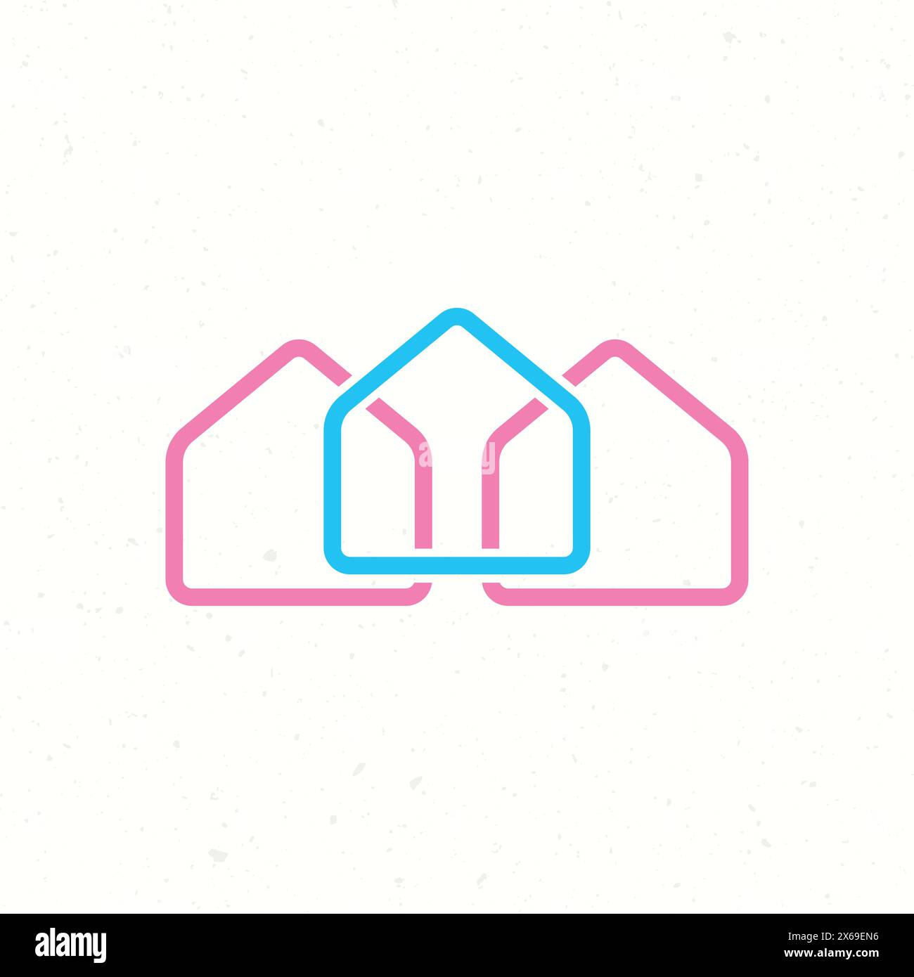 neighbor icon. Thin linear neighbor city outline icon isolated on white ...