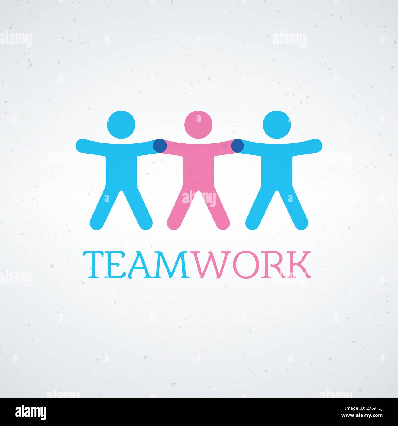 Teamwork people icon. Three people icon. team partnership symbol. Stock ...