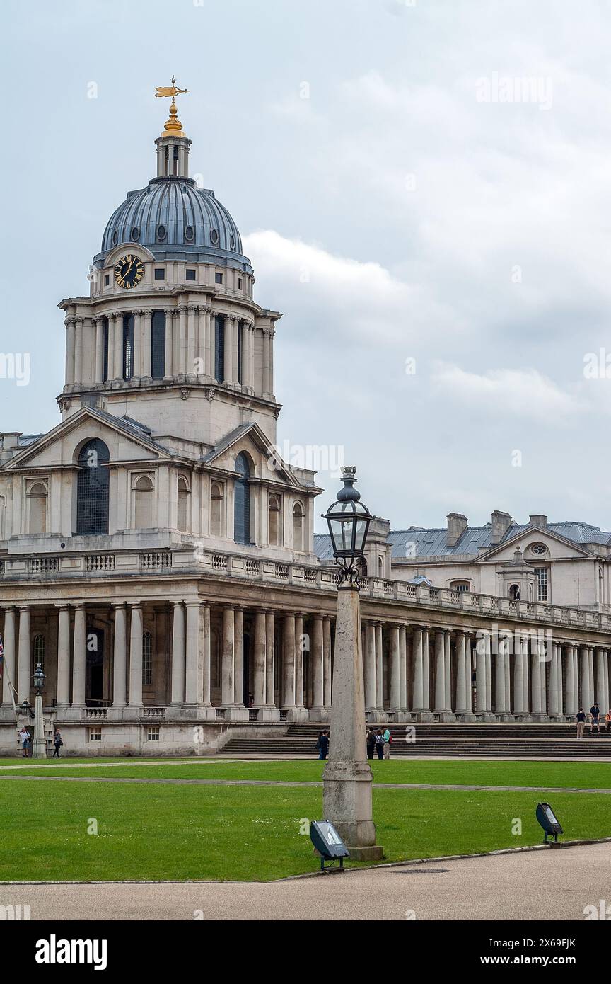 Greenwich, London, England, United Kingdom; Old Royal Naval College, University of Greenwich ...