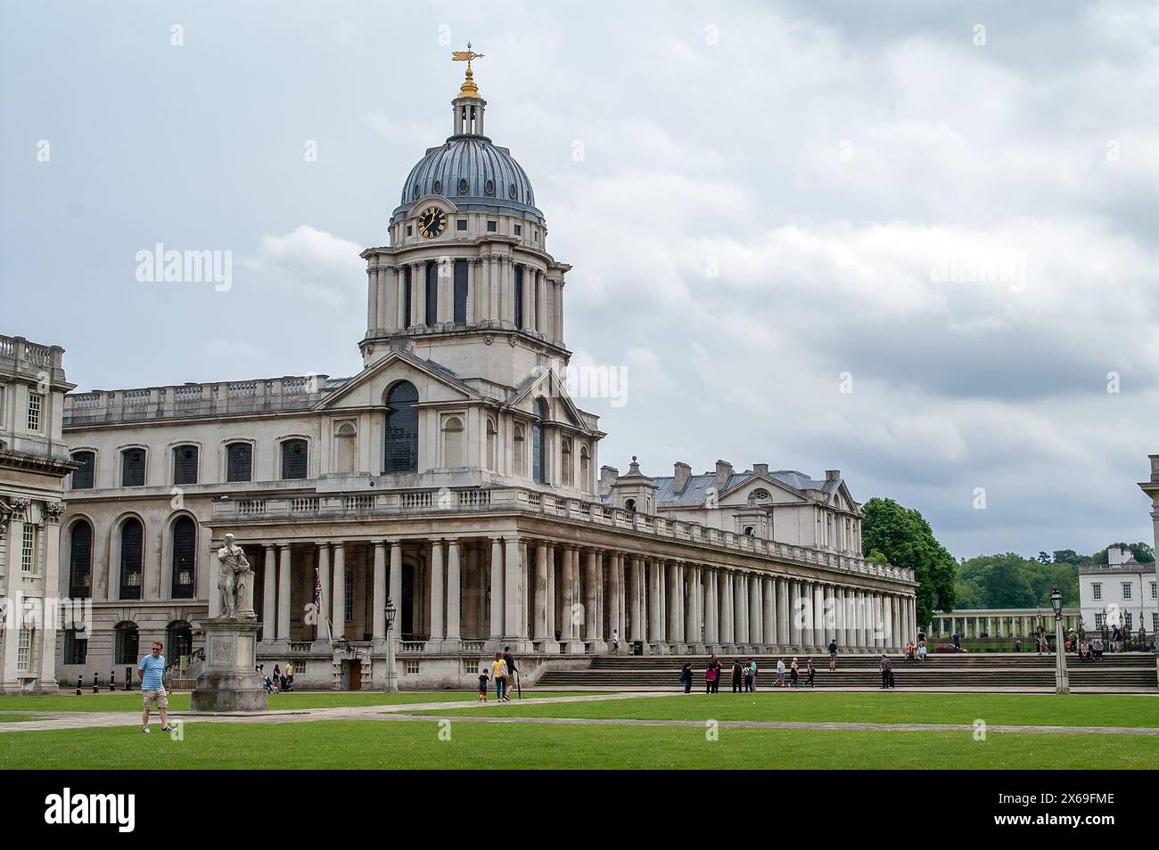 Greenwich, London, England, United Kingdom; Old Royal Naval College ...