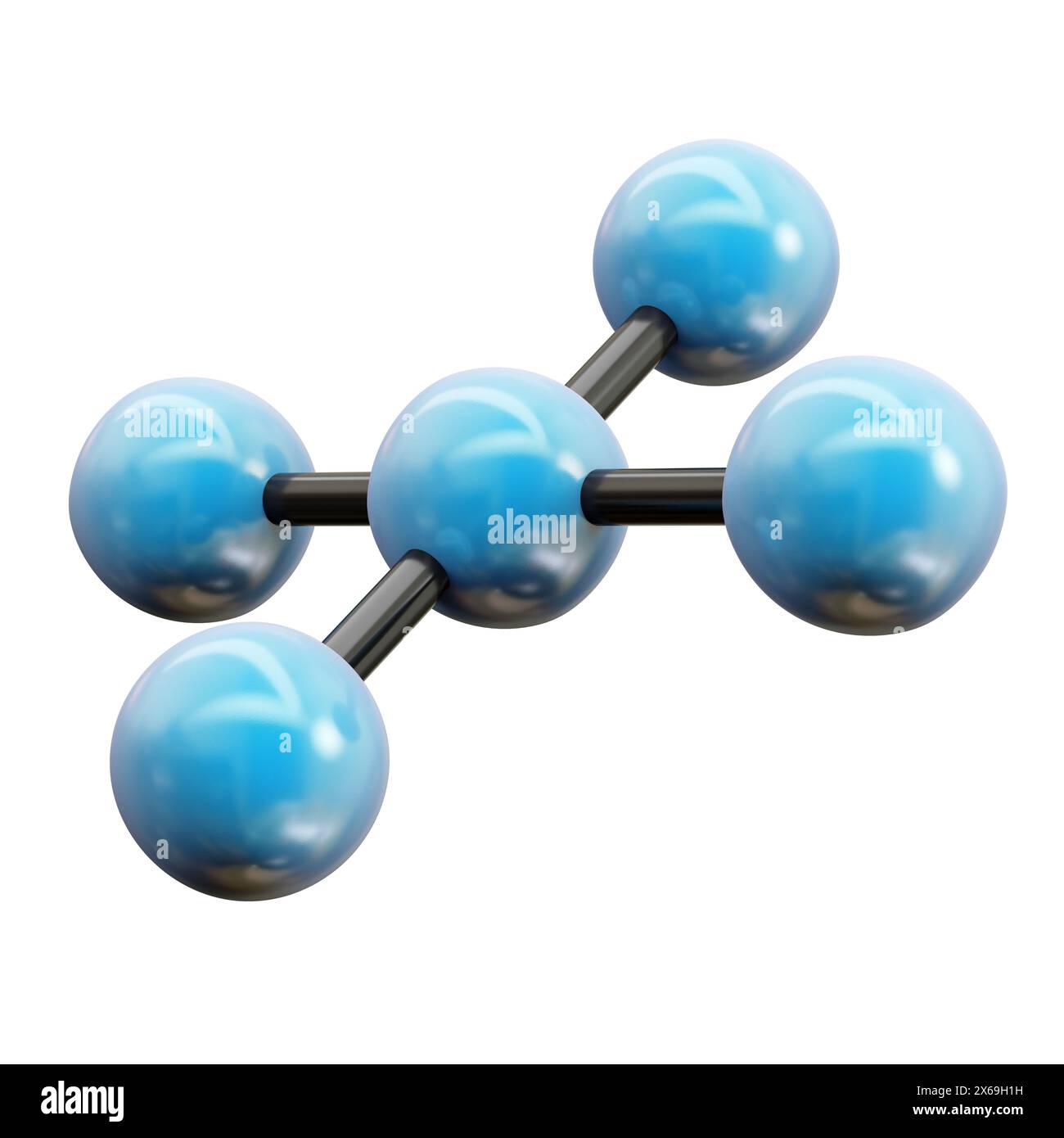 Abstract sphere structure isolated on white background. 3d rendering ...