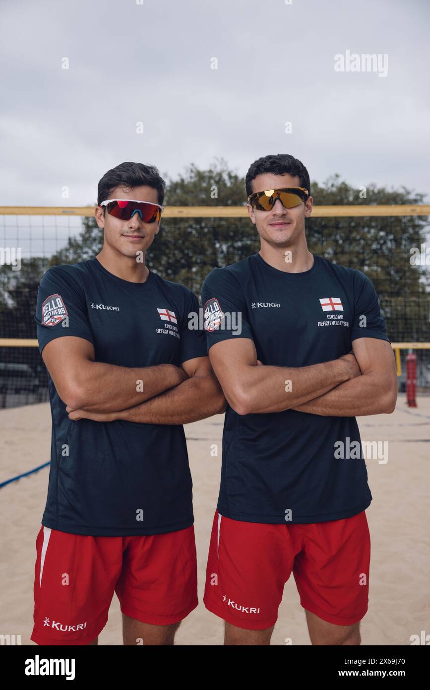 London, United Kingdom. 13 May, 2024. England’s Joaquin Bello (right ...