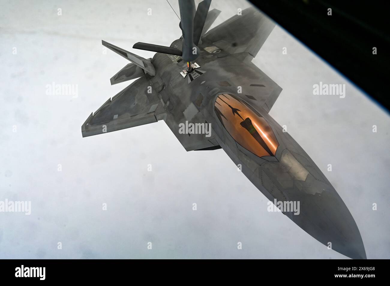 Anchorage, United States. 03 May, 2024. A U.S. Air Force F-22 Raptor ...