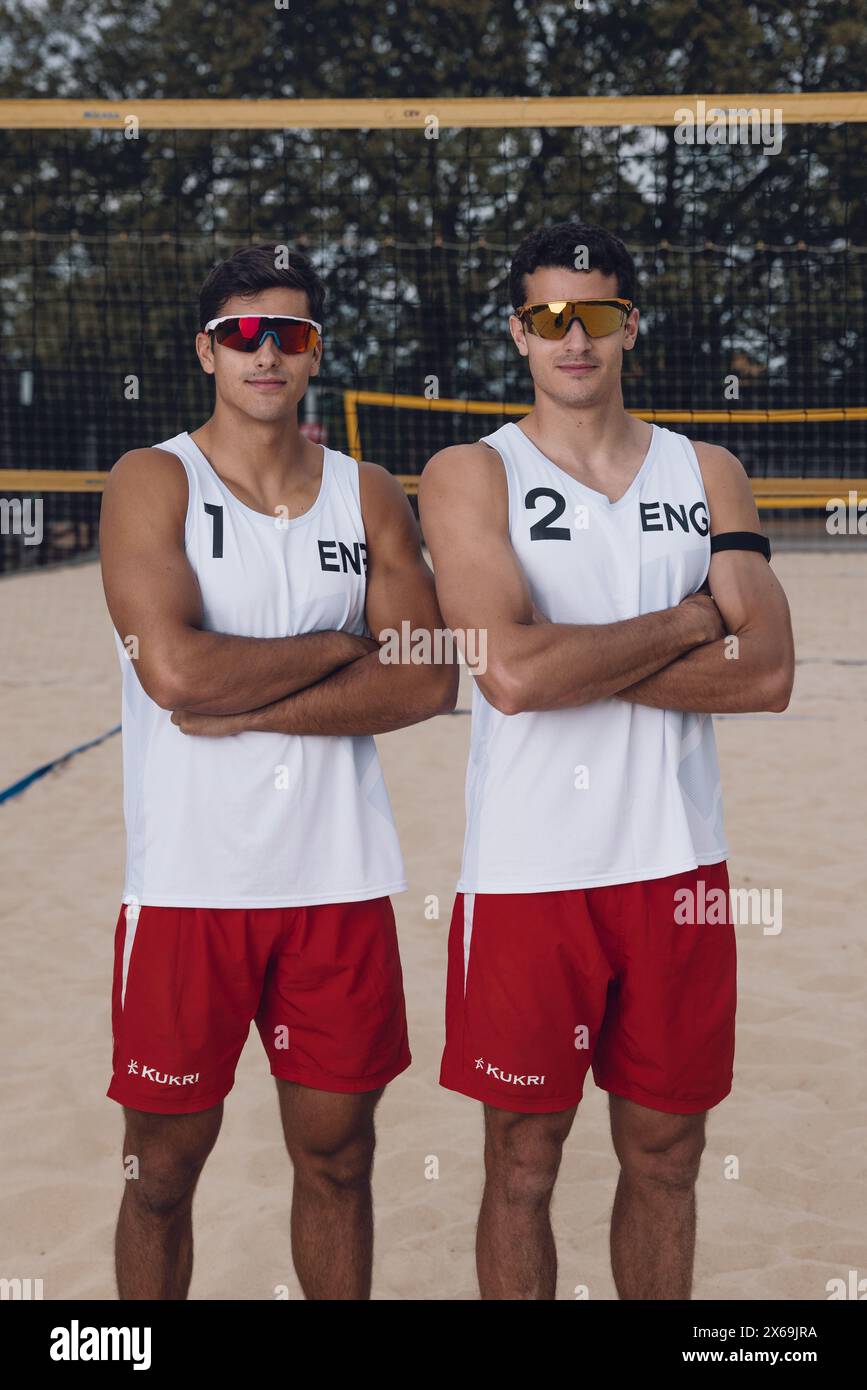 London, United Kingdom. 13 May, 2024. England’s Joaquin Bello (right ...