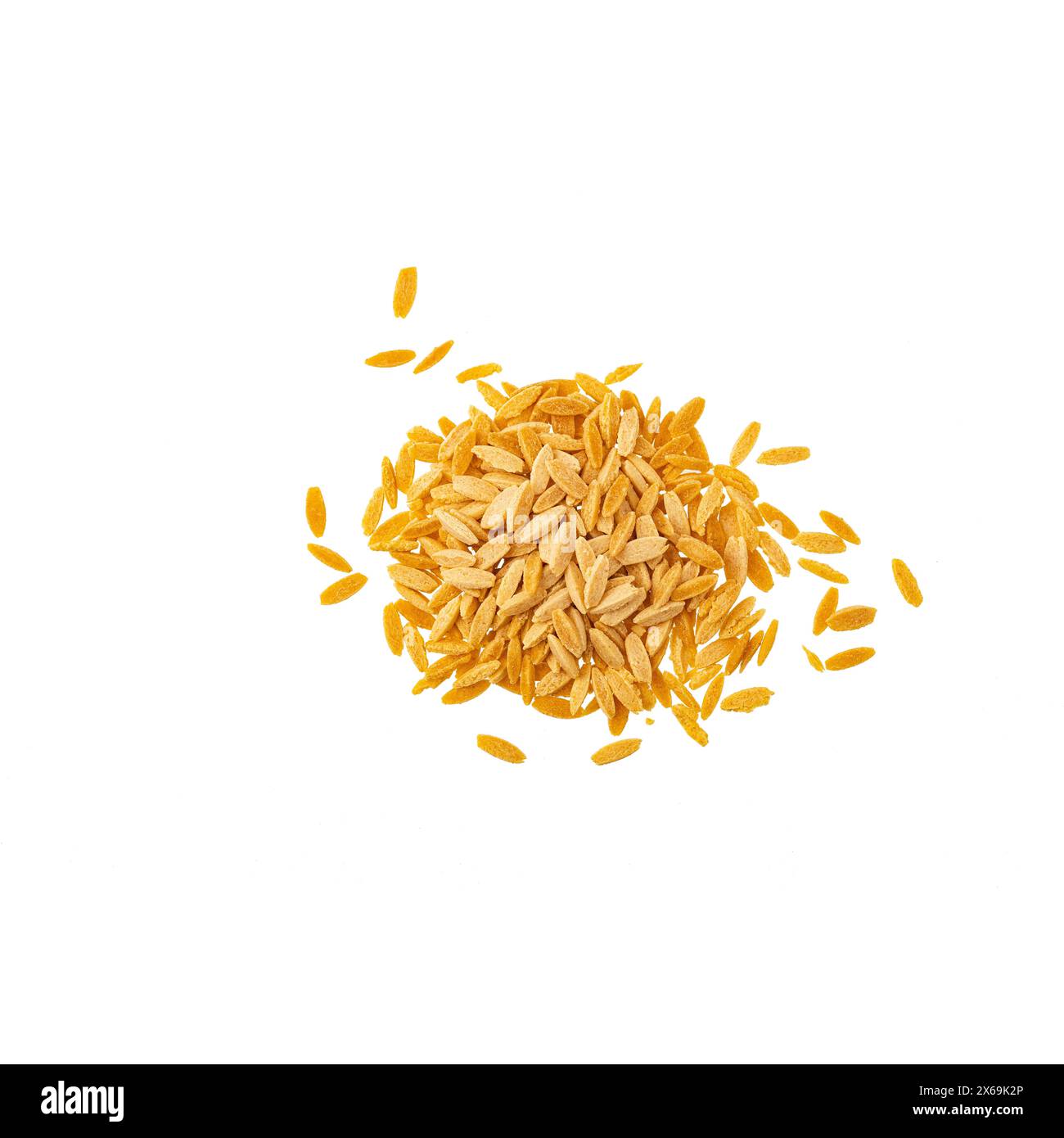 Dried orzo pasta - Italian risoni in the form of rice grains Stock ...