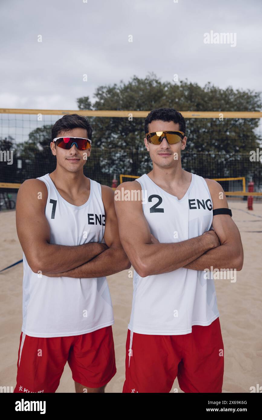 London, United Kingdom. 13 May, 2024. England’s Joaquin Bello (right ...