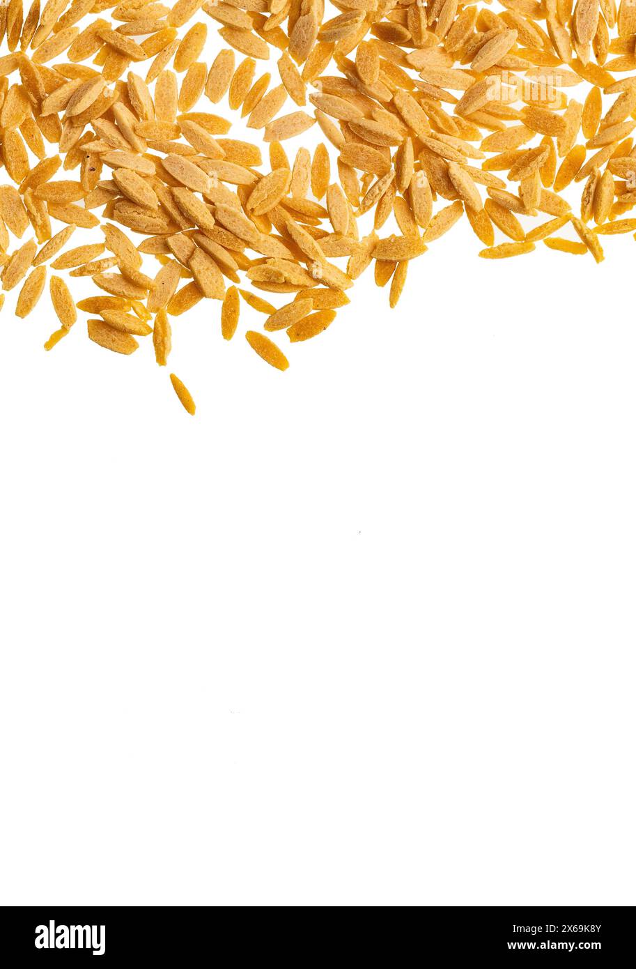 Risoni, uncooked pasta - Organic dried orzo Stock Photo - Alamy