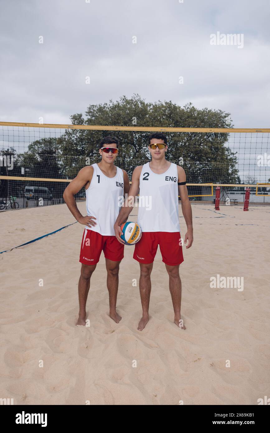 London, United Kingdom. 13 May, 2024. England’s Joaquin Bello (right ...