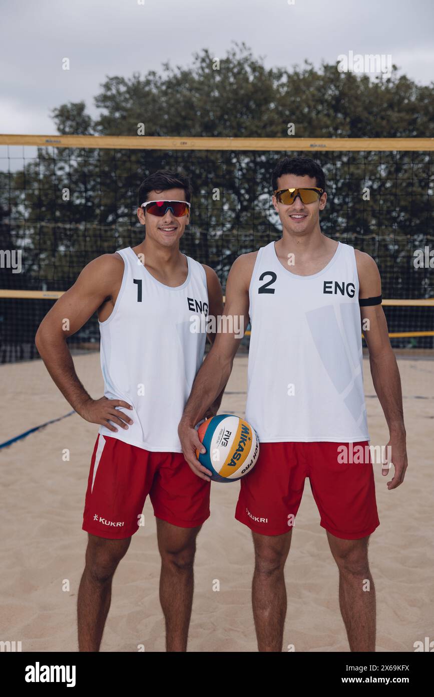 London, United Kingdom. 13 May, 2024. England’s Joaquin Bello (right ...