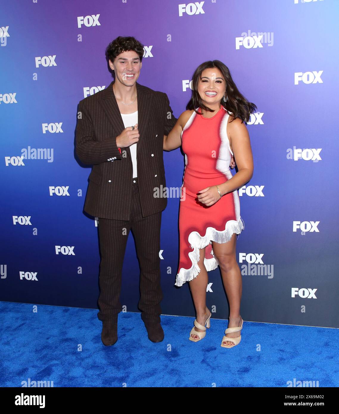 New York City, USA. 13th May, 2024. Noah Beck and Siena Agudong ...