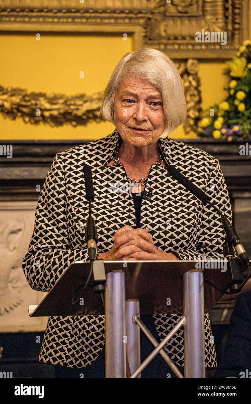 SALISBURY, UK, 13th May, 2024, British journalist Kate Adie visiting ...