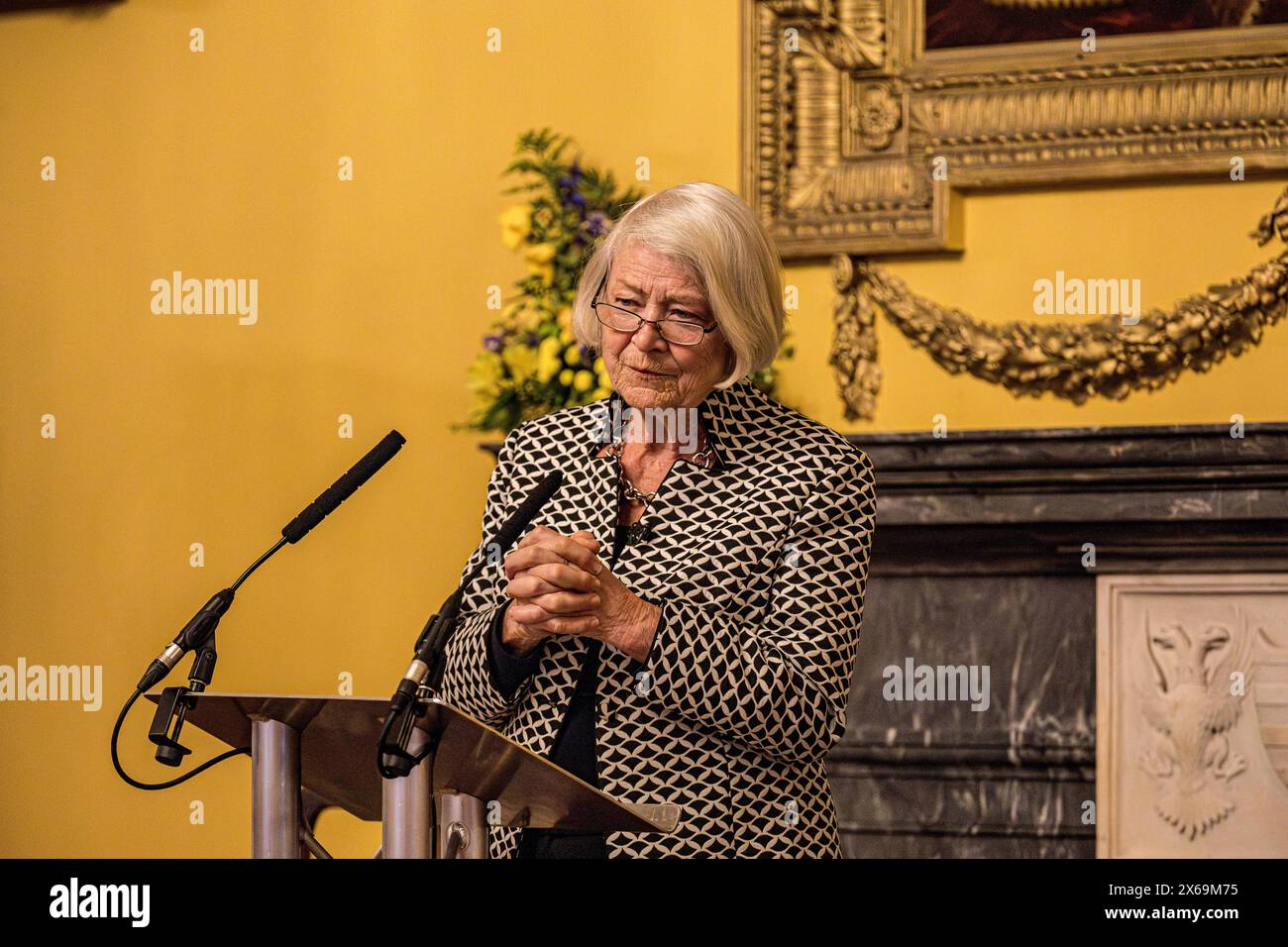 SALISBURY, UK, 13th May, 2024, British journalist Kate Adie visiting ...