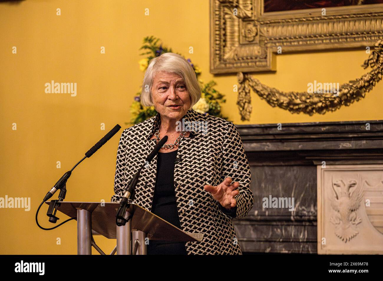 SALISBURY, UK, 13th May, 2024, British journalist Kate Adie visiting ...