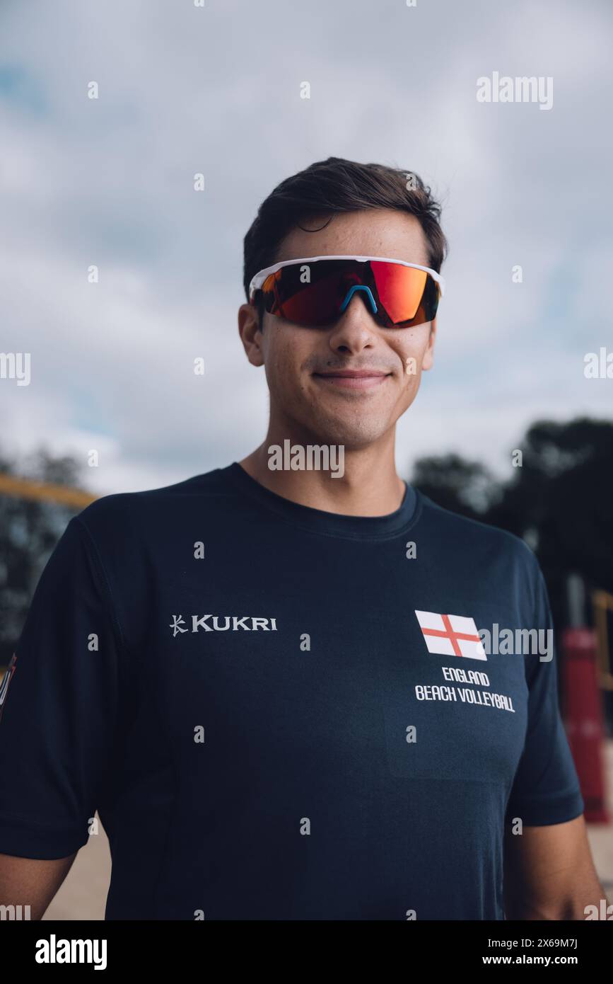 London, United Kingdom. 13 May, 2024. England’s Javier Bello poses for ...