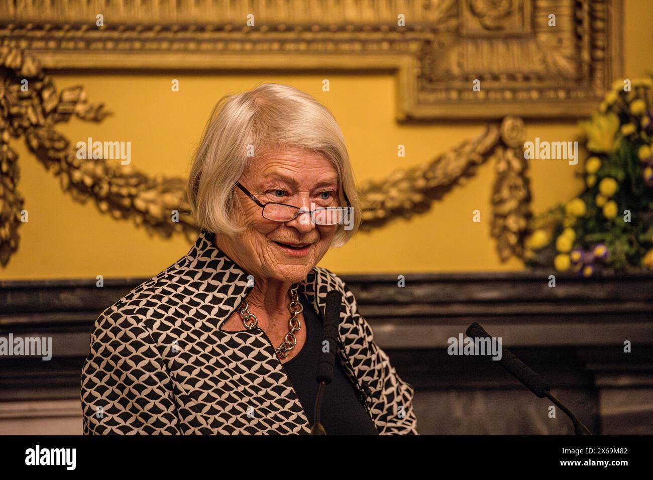 SALISBURY, UK, 13th May, 2024, British journalist Kate Adie visiting ...