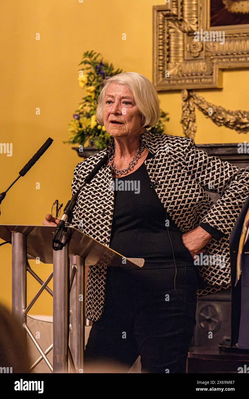 SALISBURY, UK, 13th May, 2024, British journalist Kate Adie visiting ...