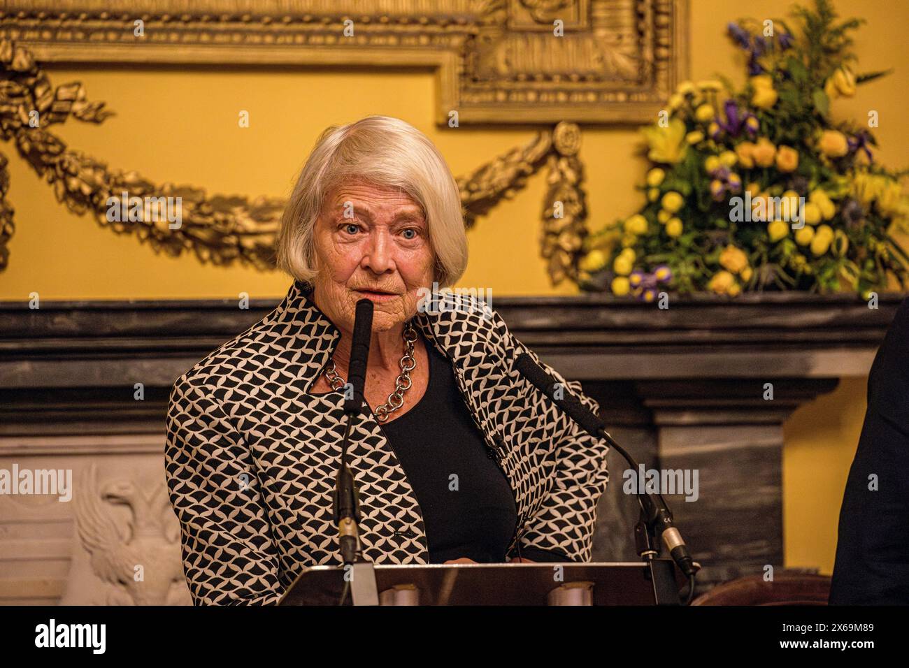 SALISBURY, UK, 13th May, 2024, British journalist Kate Adie visiting ...