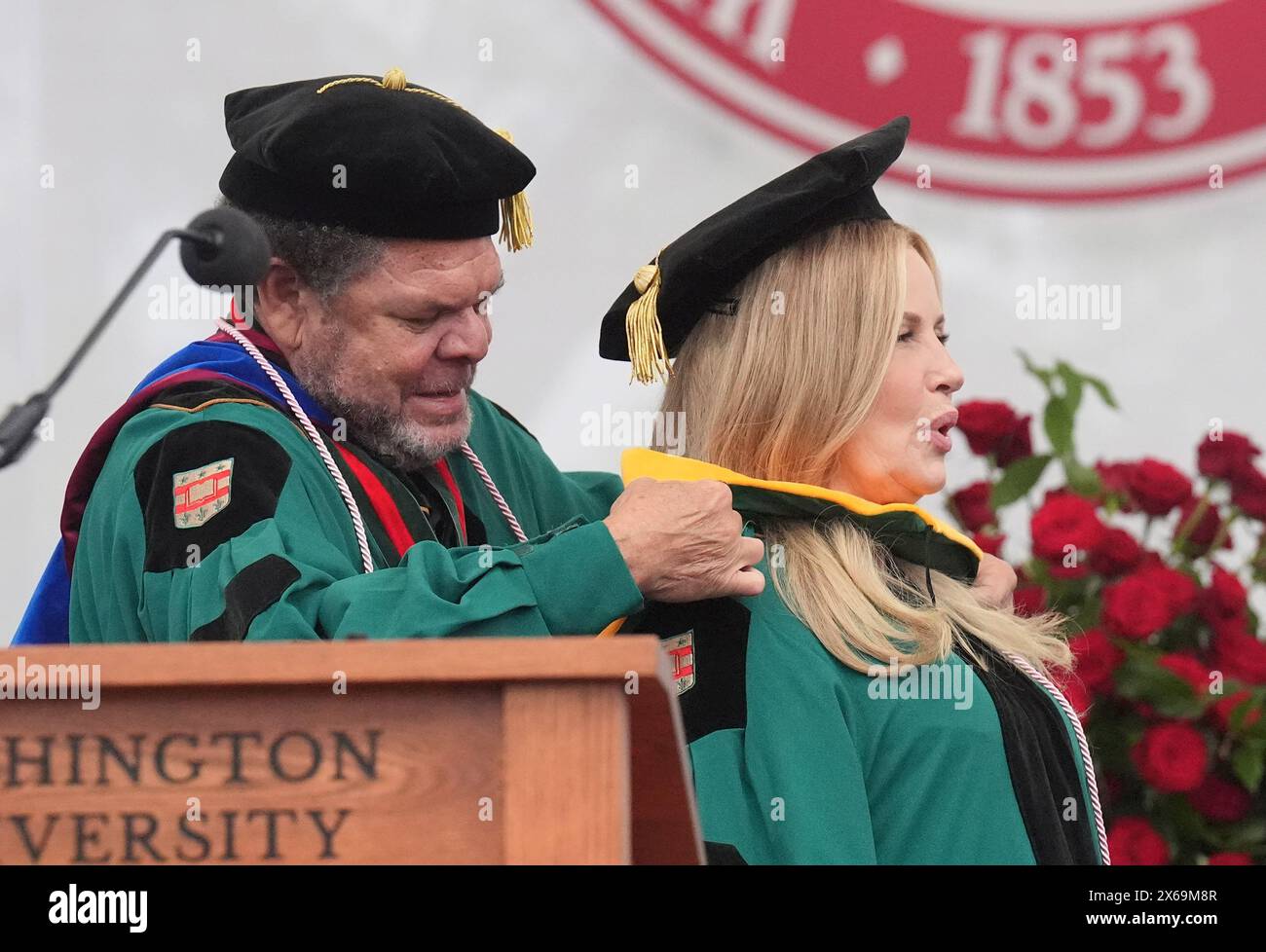 St. Louis, United States. 13th May, 2024. Actress Jennifer Coolidge ...