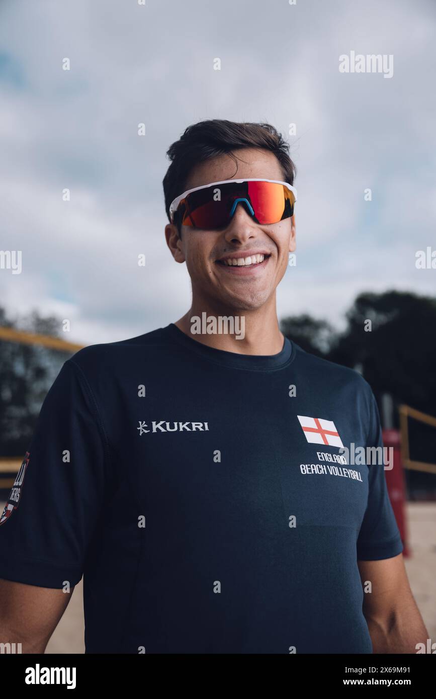 London, United Kingdom. 13 May, 2024. England’s Javier Bello poses for ...