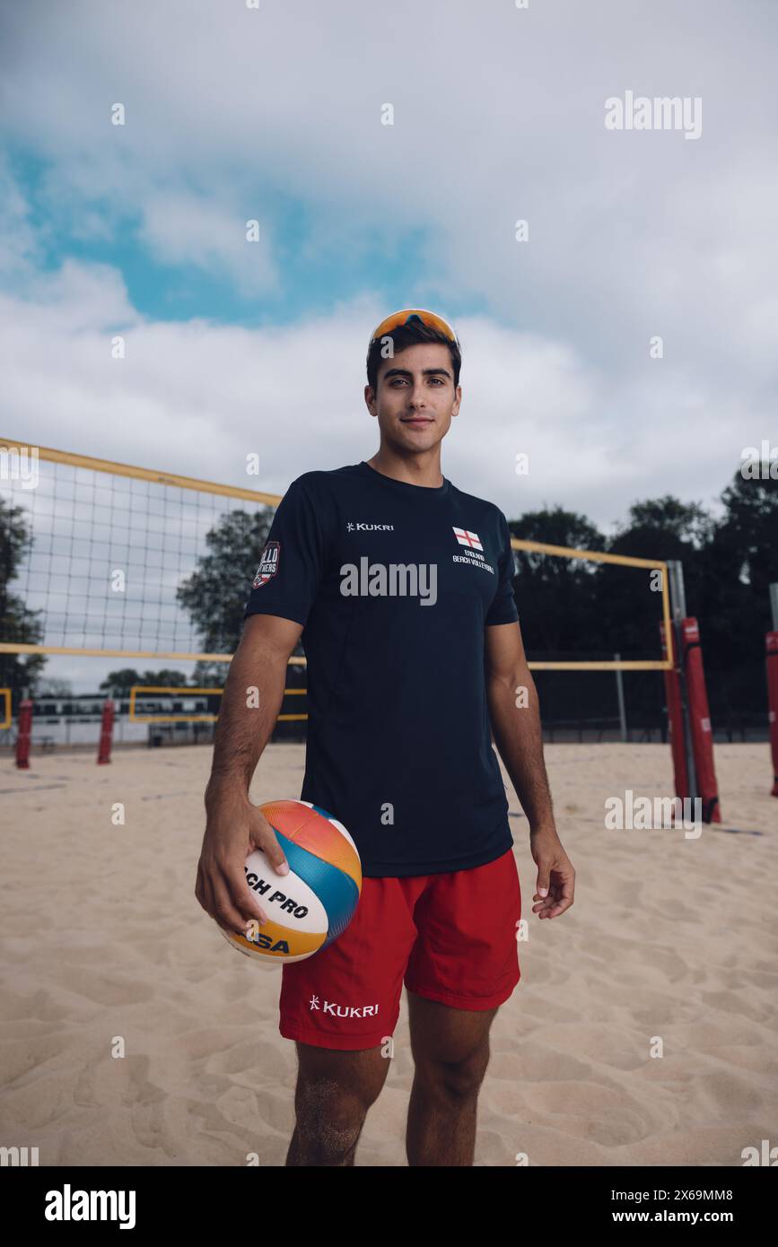 London, United Kingdom. 13 May, 2024. England’s Javier Bello poses for ...