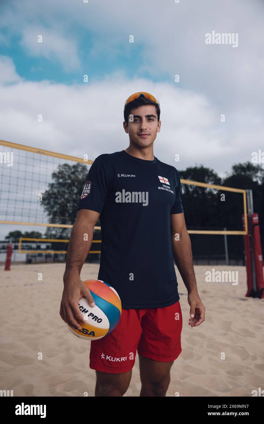 London, United Kingdom. 13 May, 2024. England’s Javier Bello poses for ...