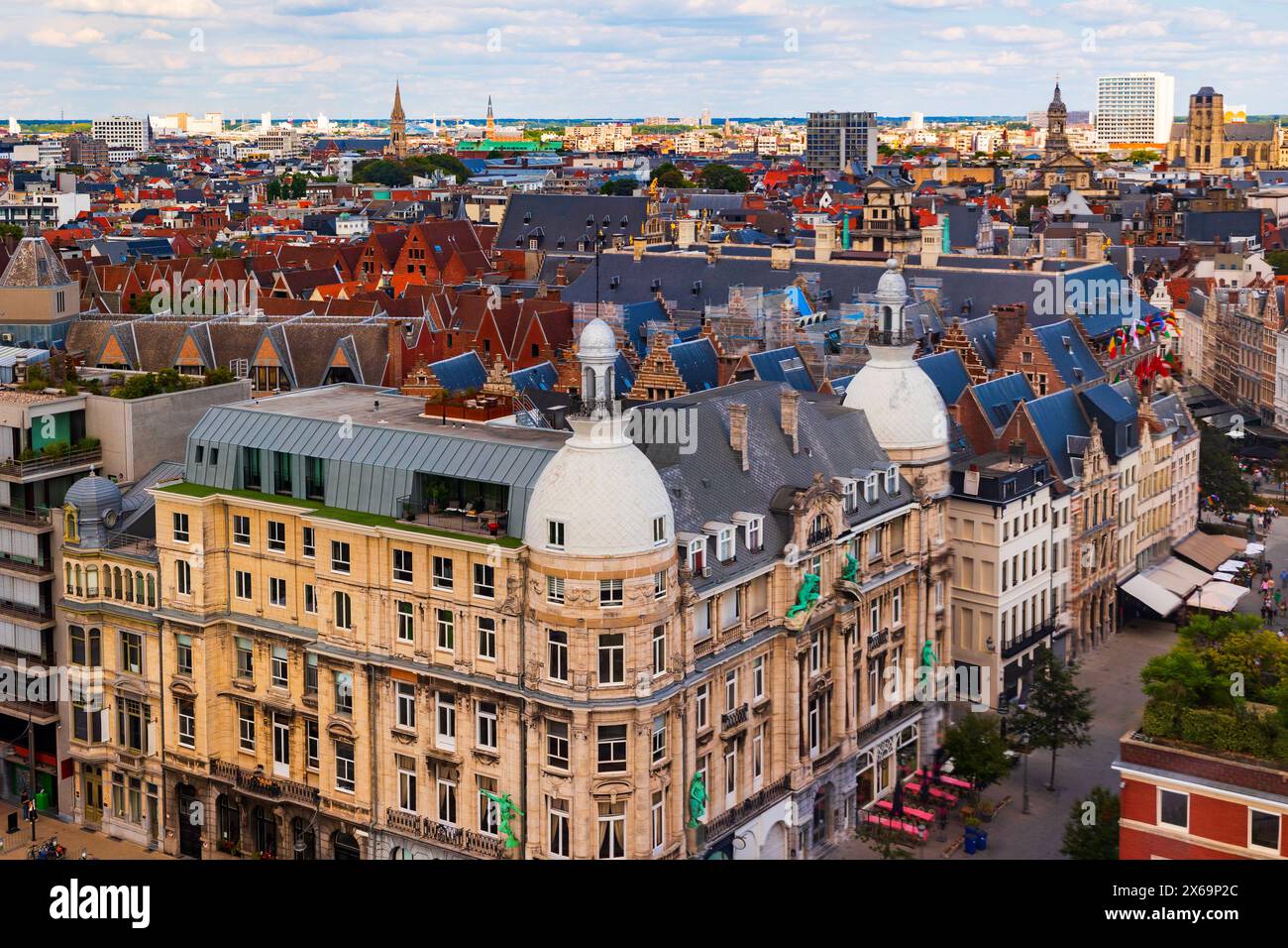 Belgian landmarks from above hi-res stock photography and images - Alamy