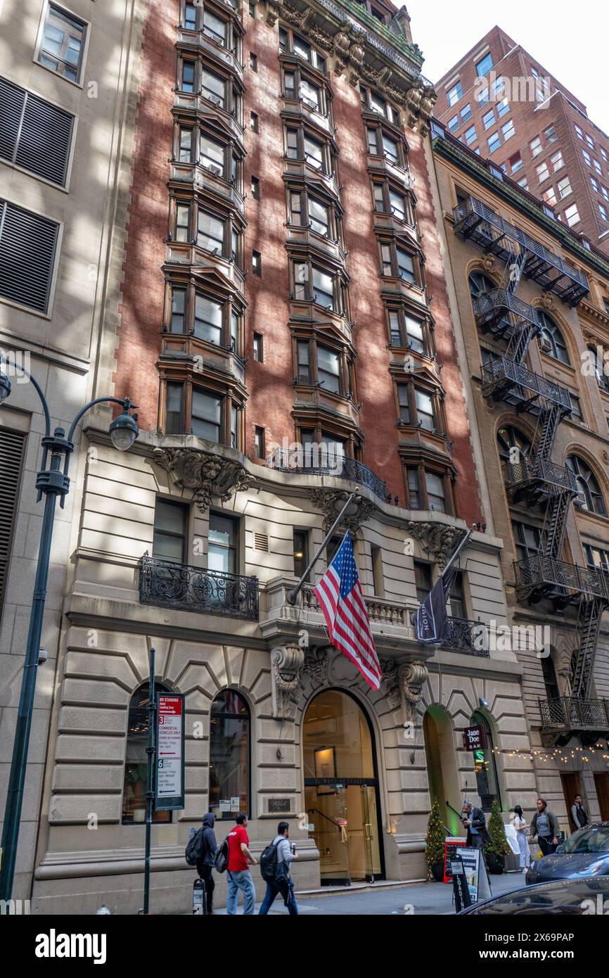 Jane street hotel facade hi-res stock photography and images - Alamy
