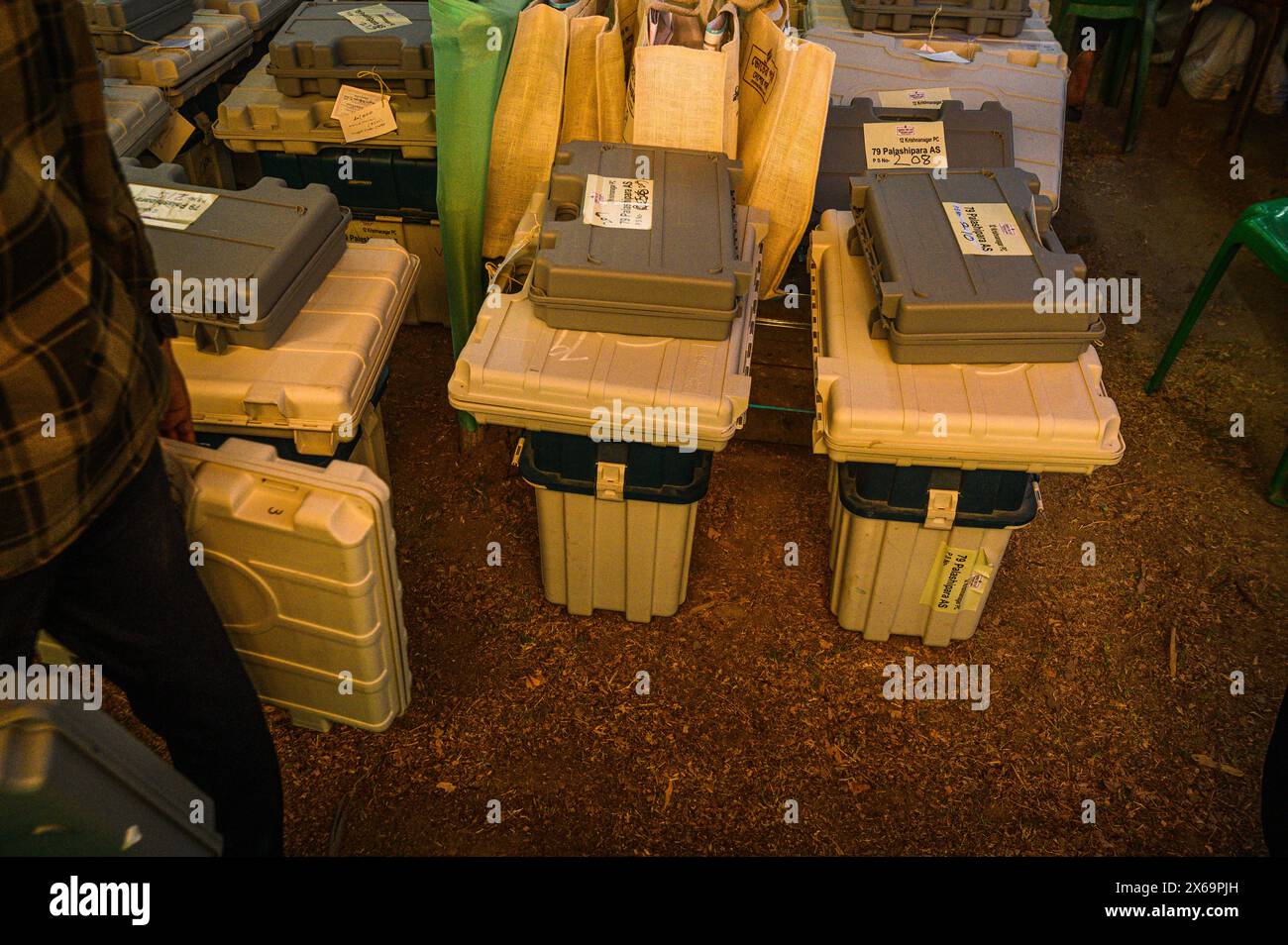 The polling officers and other election officials are called in the ...