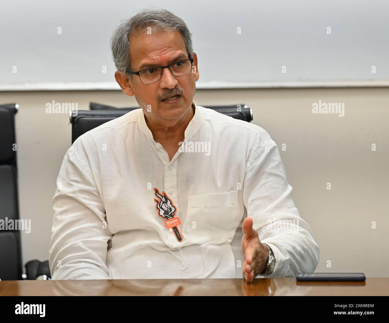 Mumbai, India. 13th May, 2024. MUMBAI, INDIA - MAY 13: Anil Desai, Shiv ...