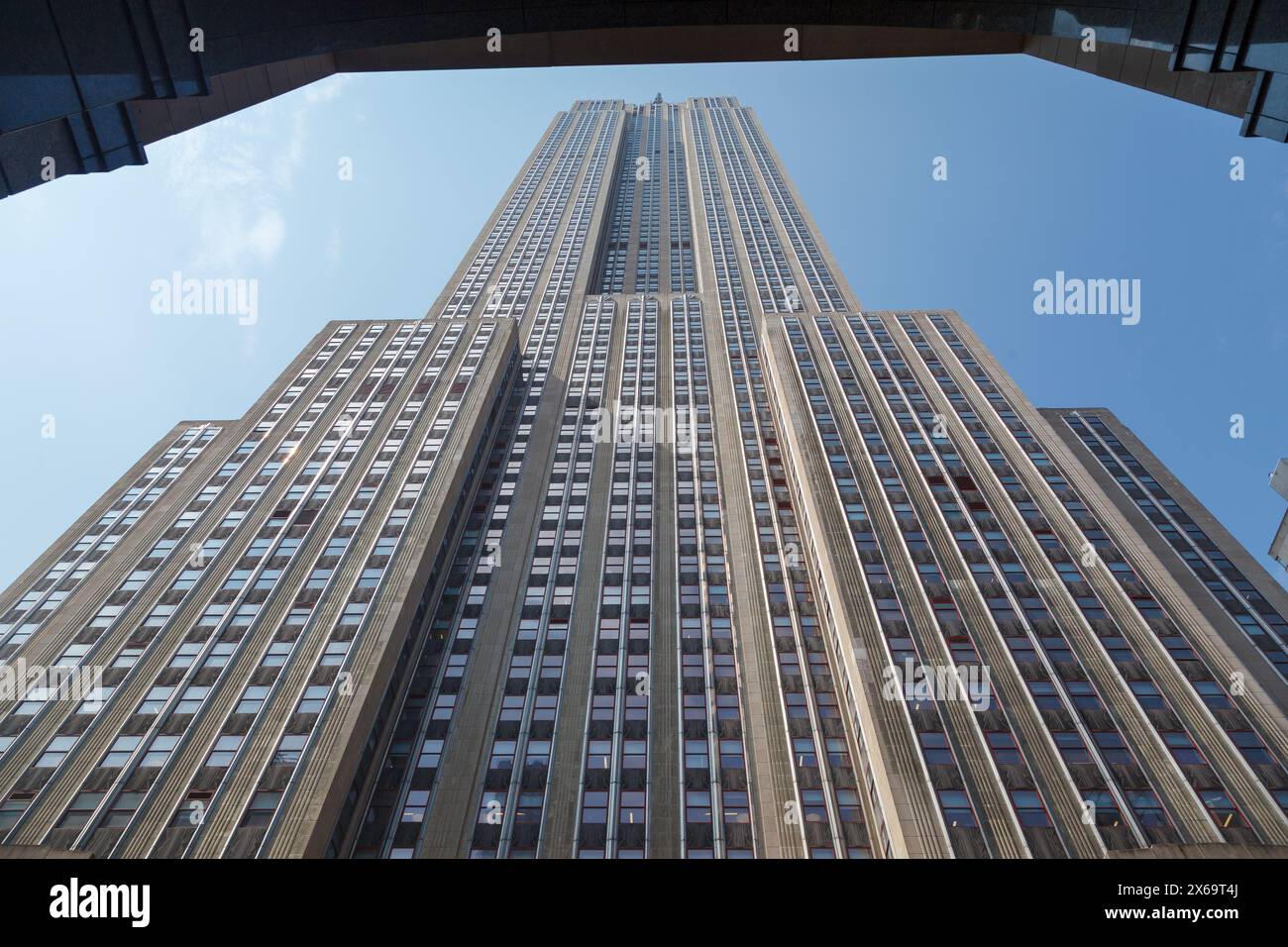 The Empire State Building Facade New York City Stock Photo - Alamy