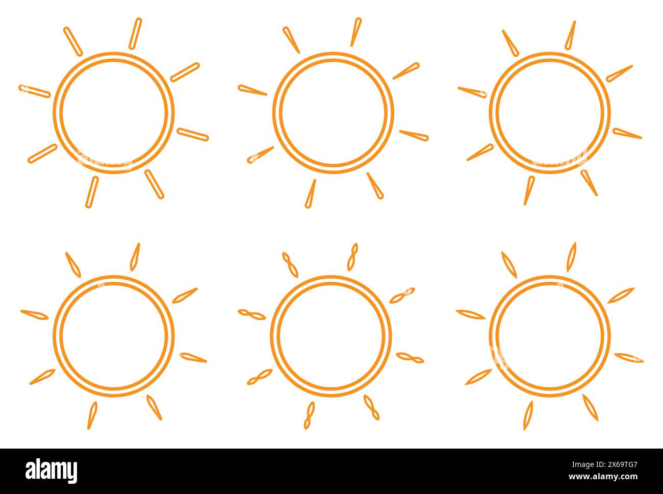 Sun star sunburst Cut Out Stock Images & Pictures - Alamy