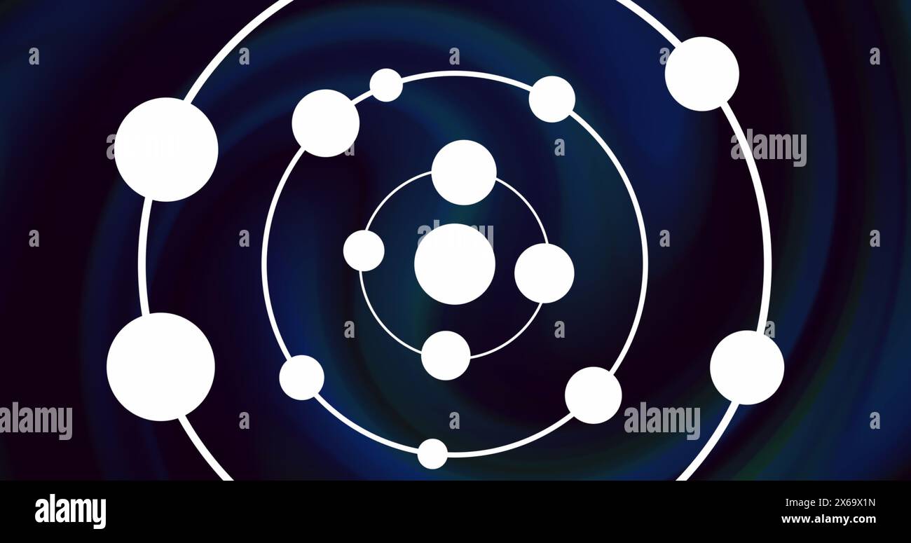 Digital animation network connections numbers hi-res stock photography ...