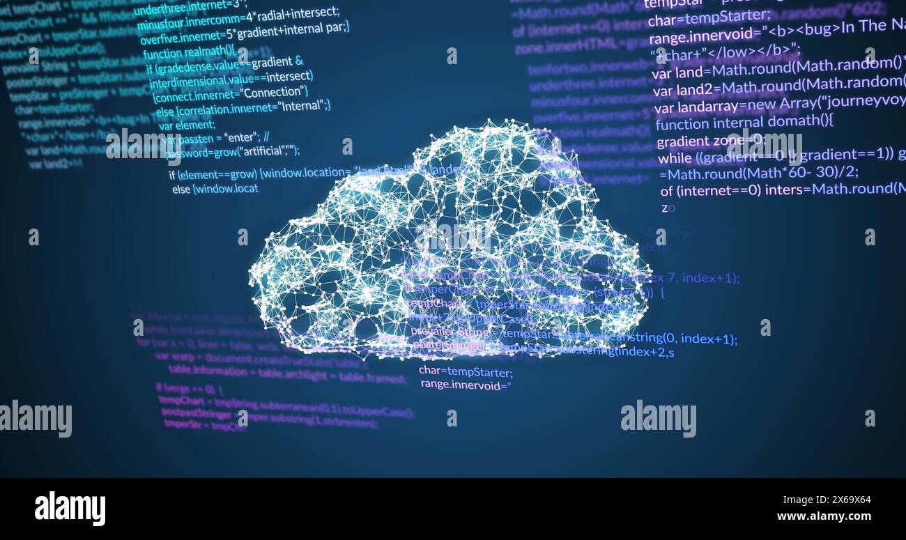 Cloud animation on blue background hi-res stock photography and images ...