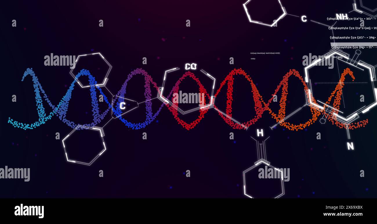 Dna structure spinning chemical structures hi-res stock photography and ...