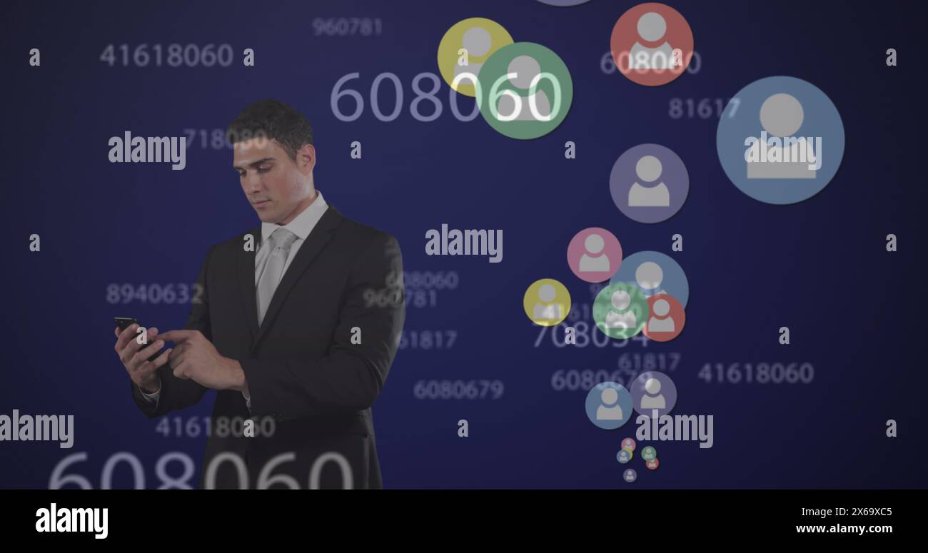 Multiple profile icons changing numbers hi-res stock photography and ...