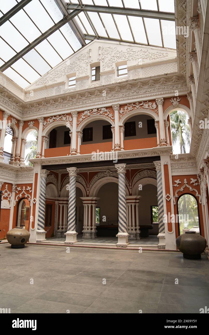 The Durga Dalan (place of worshipping Durga) inside the courtyard of ...