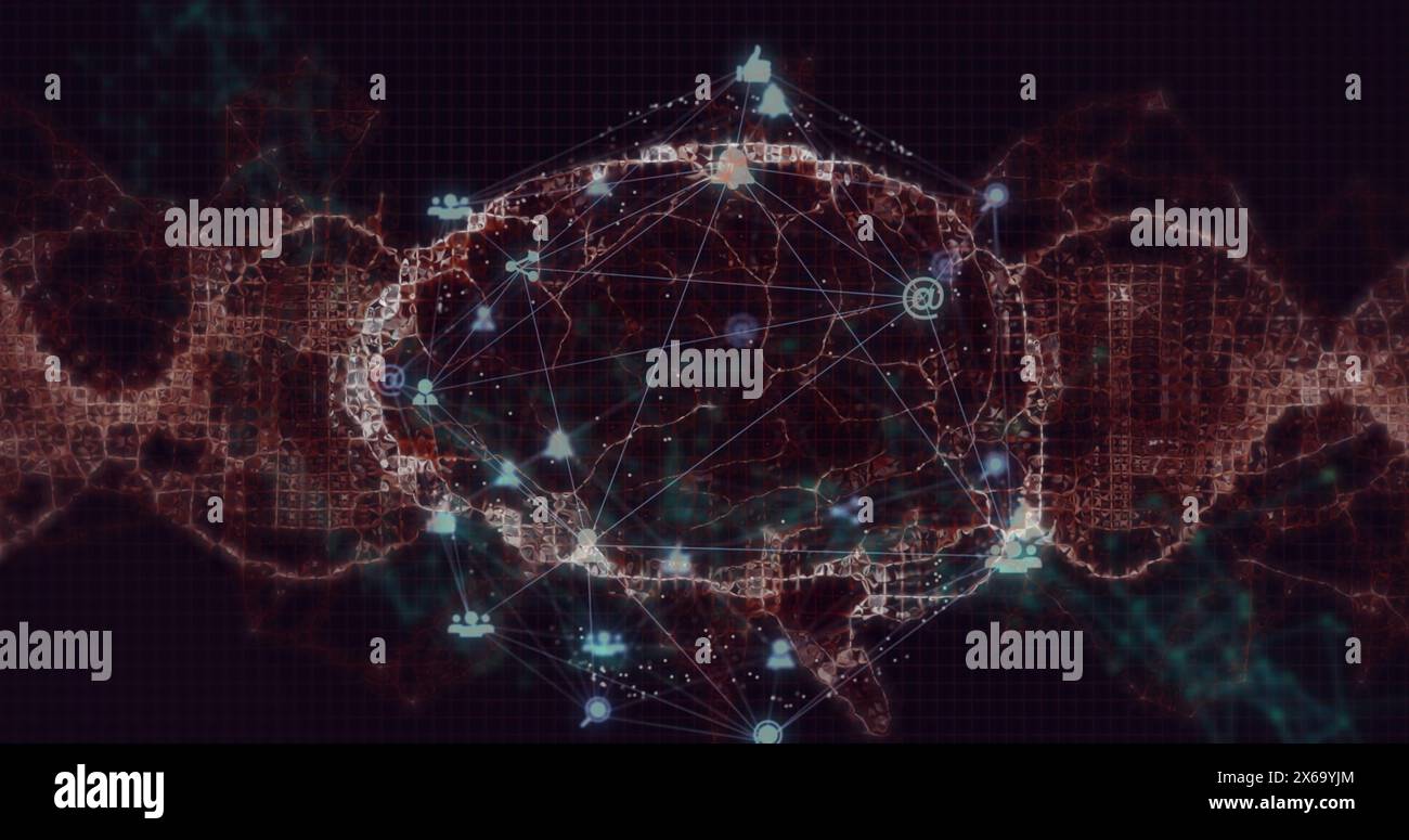 Animation spinning human brain icons hi-res stock photography and ...