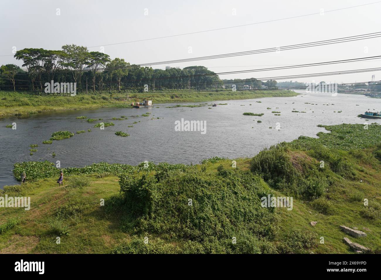 River Brahmaputra. Nagalbandh Holy Place. Narayanganj, Bangladesh Stock ...