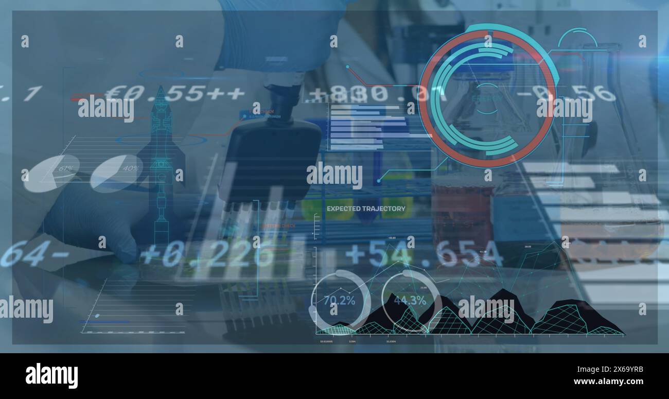 Image of scientific data processing and statistics Stock Photo - Alamy