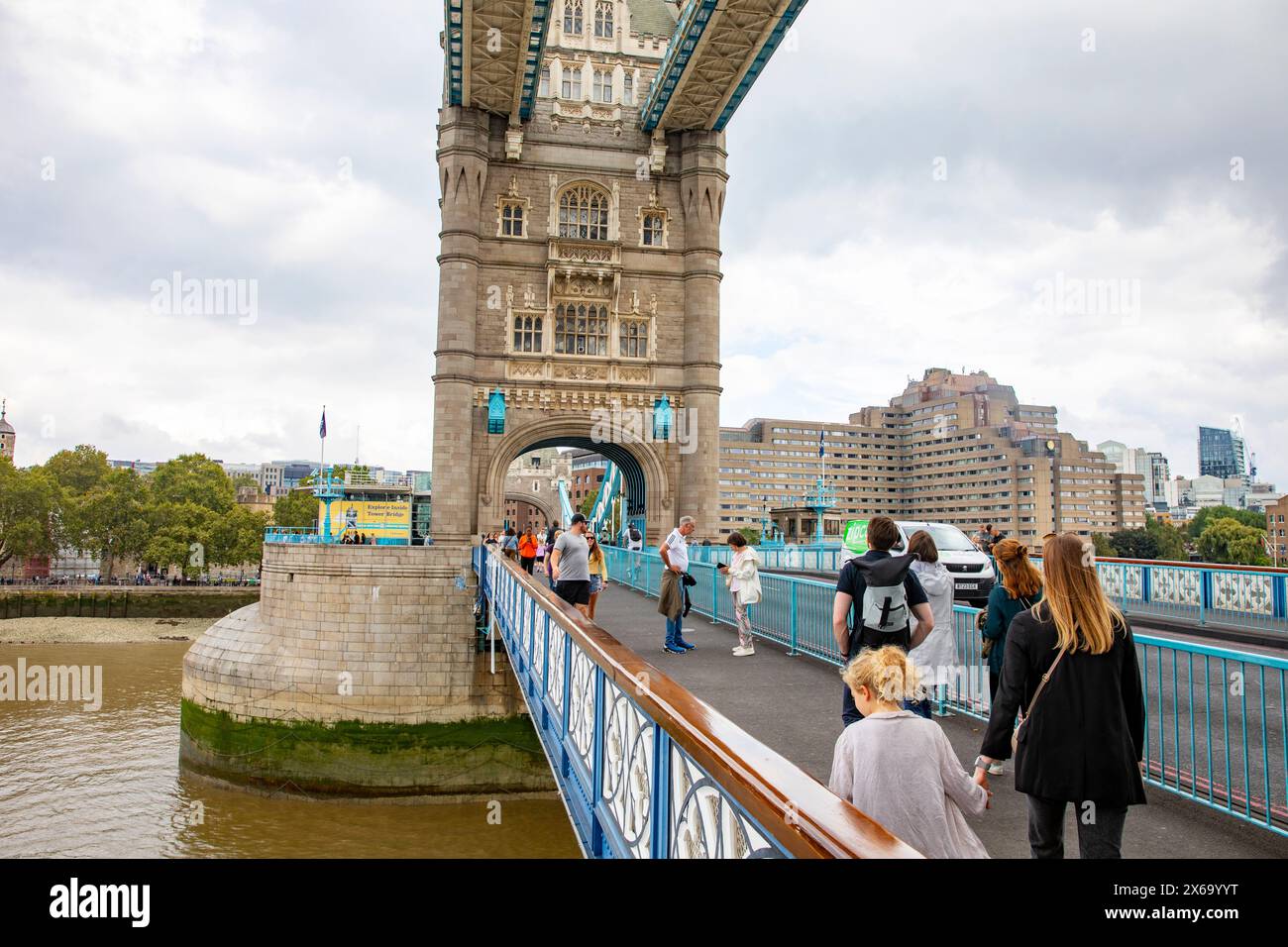 Tower Bridge London, world famous heritage listed bascule bridge ...