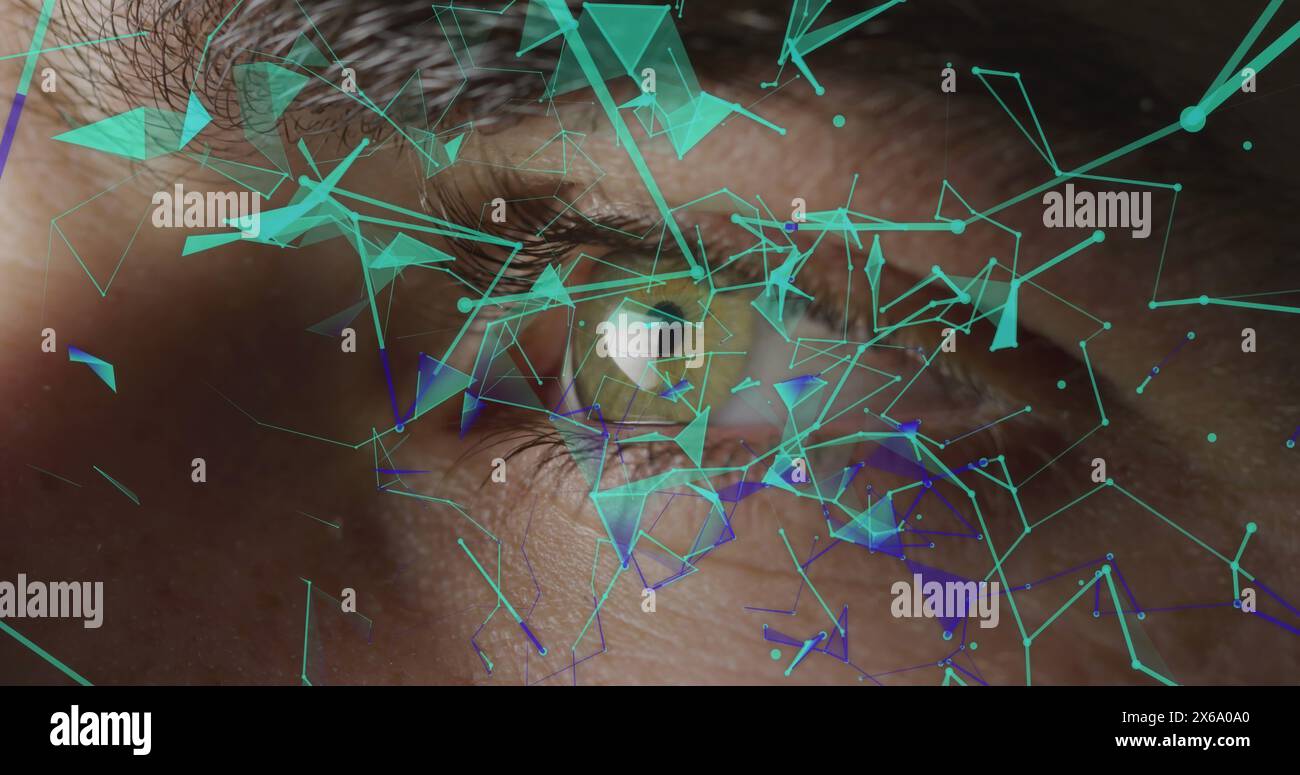 Digital eye animation circular interface hi-res stock photography and ...
