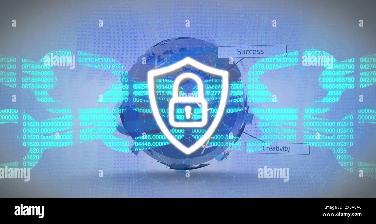 Money security shield animation in hi-res stock photography and images ...