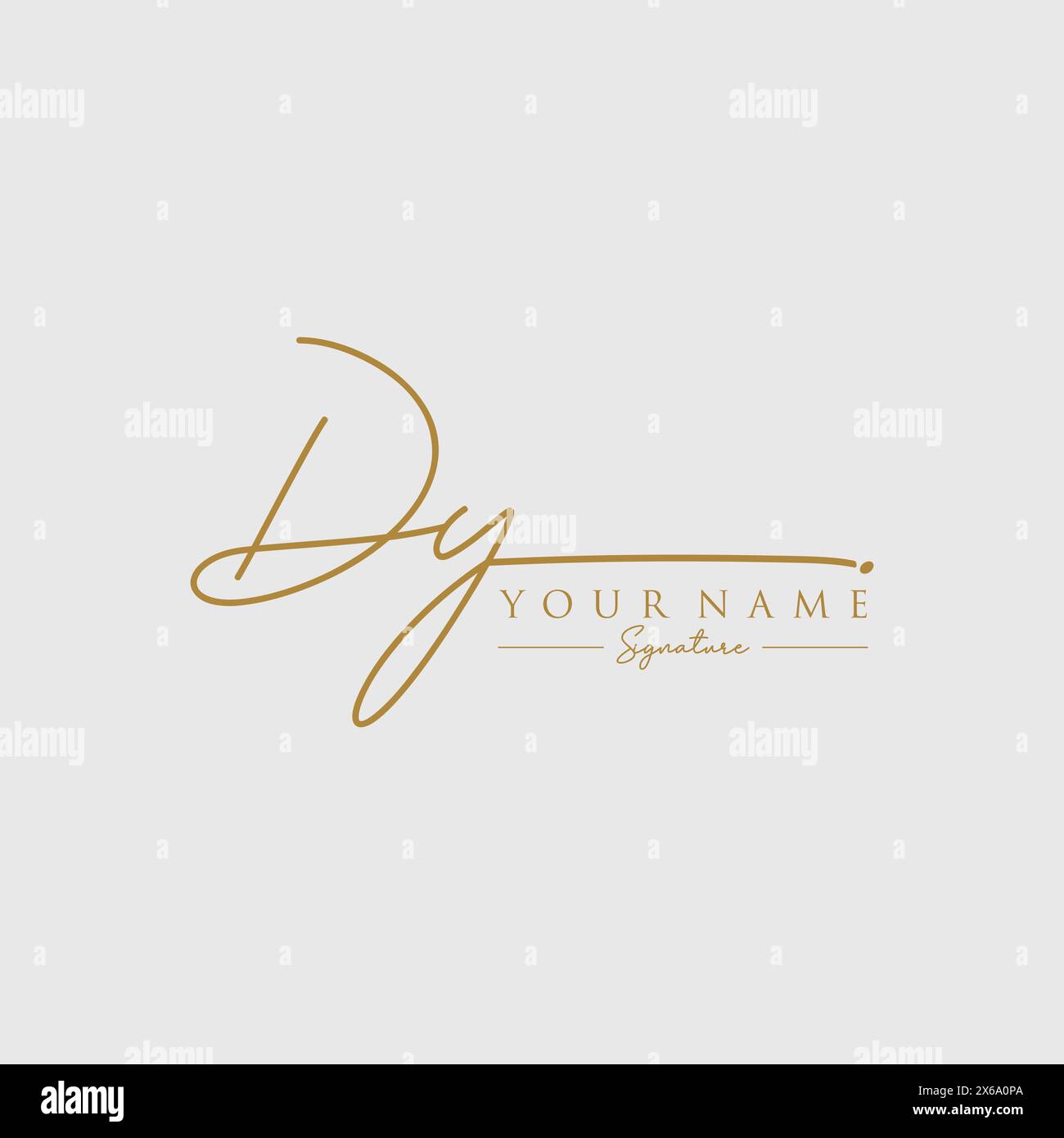 DY Signature Logo Template Stock Vector Image & Art - Alamy