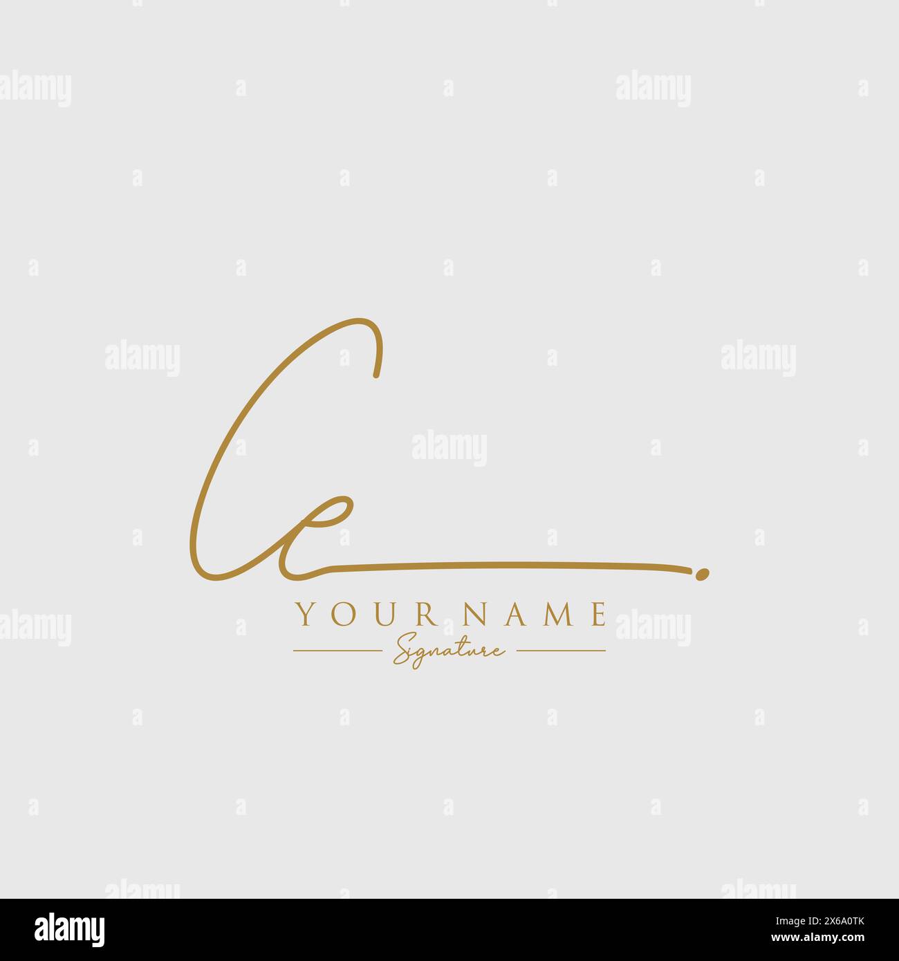 CE Signature Logo Template Stock Vector Image & Art - Alamy